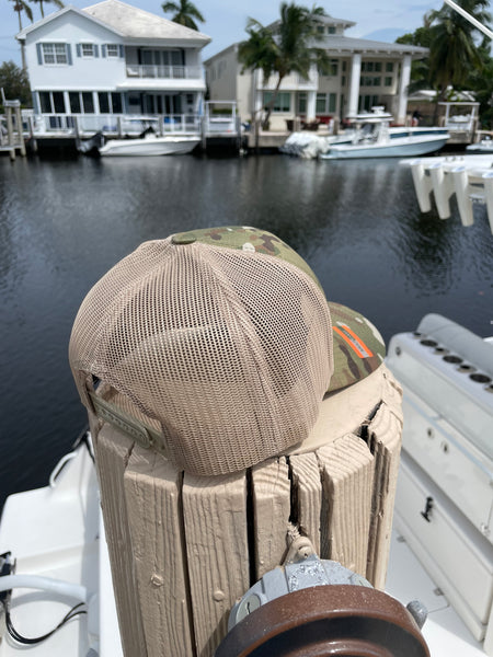 Multicam Leather patch Hat – Sea Vee Boats